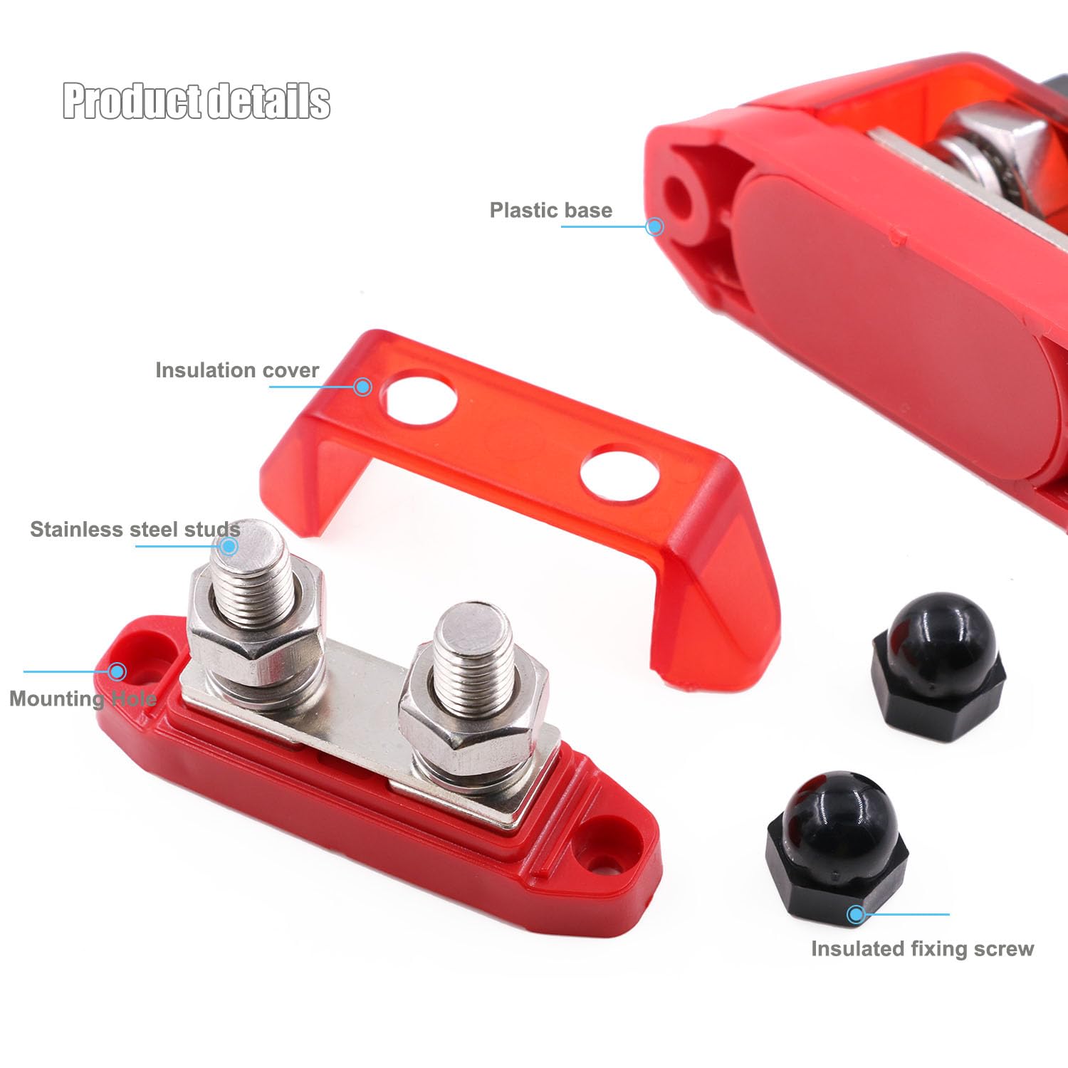 Mua Gloaso Bus Bars 12V 250A Busbars Power Distribution Blocks with ...