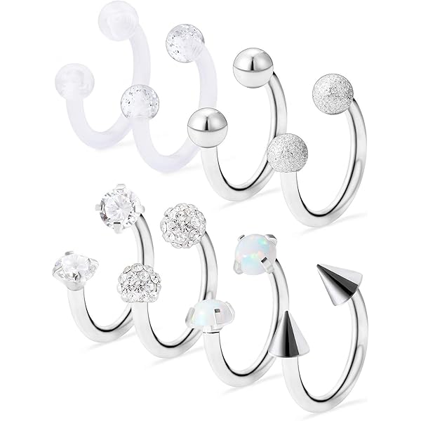 Surgical Steel Lobe Plugs PAIR Of T-Rex Steel Screw-Fit Tunnel Plugs ...