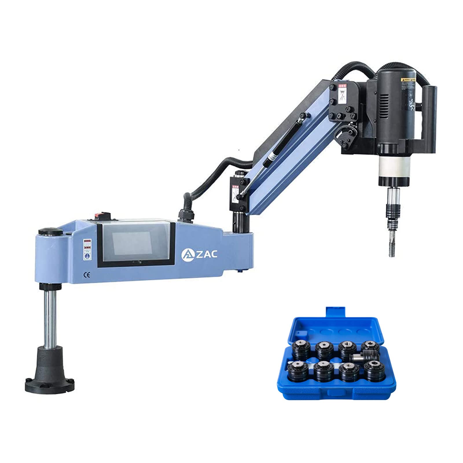 US Stock Zac 110V M3 to M16 Electric Tapping Machine Flexible Arm ...