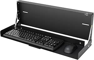 Amazon.com: RackSolutions Full Keyboard Tray Wallmount Keyboard Tray ...