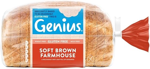 Genius Gluten Free Soft Brown Sandwich Loaf, 535g: Amazon.co.uk: Grocery