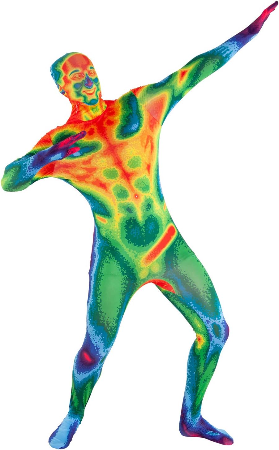 Morphsuits Infrared Camera Multicoloured Halloween Costume for Adults ...