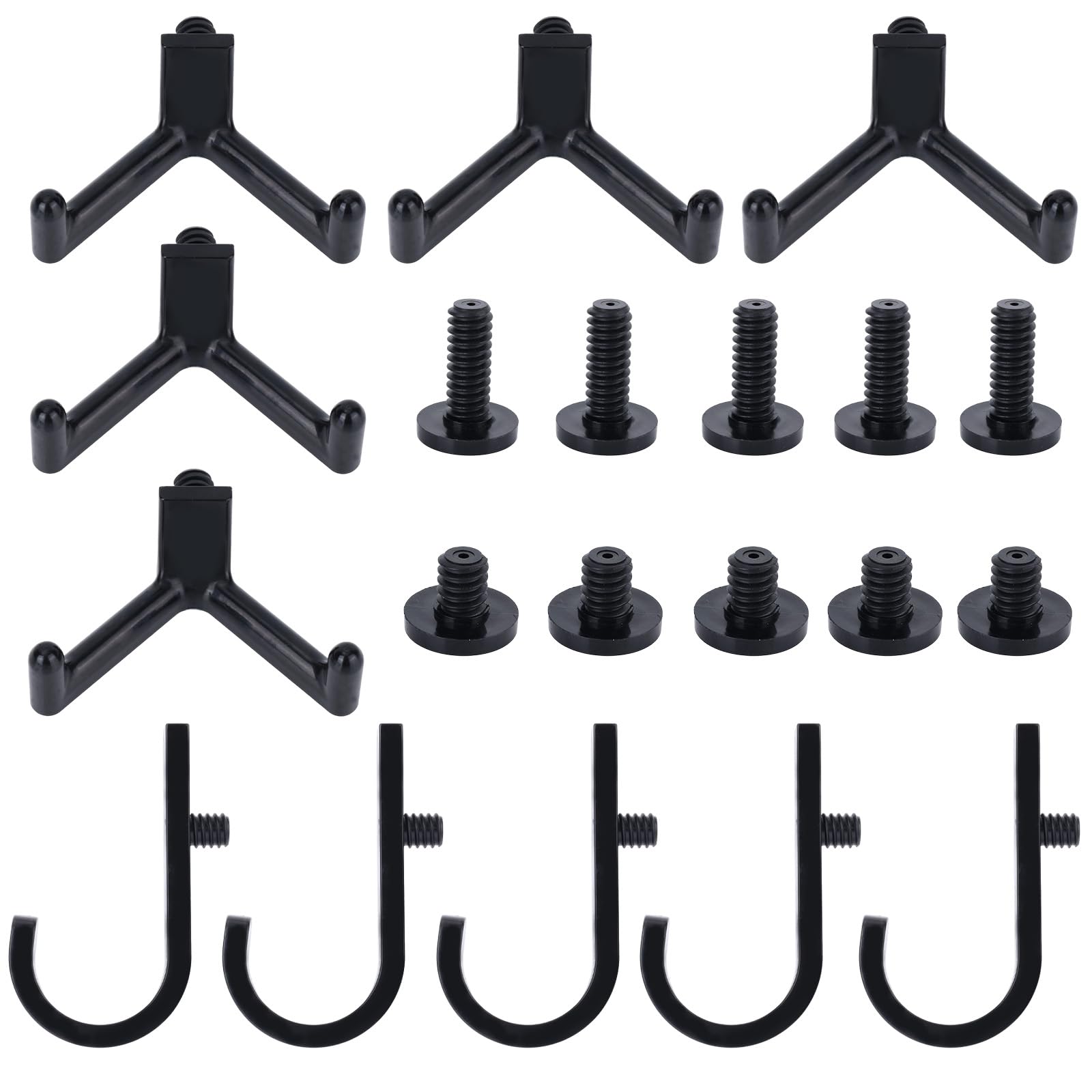 BOXOB 20pcs Tool Hooks for Suncast/Craftsman, V & J Shape Storage Shed ...
