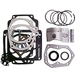 Amazon.com: Master Engine Rebuild Kit with Valves For14hp Kohler K321 ...
