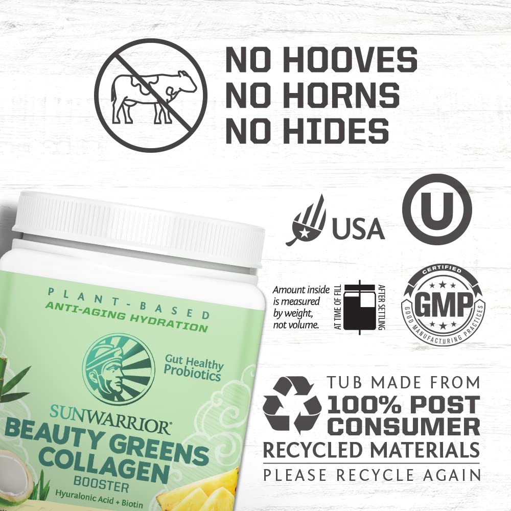 Mua Sunwarrior Vegan Beauty Greens Drink Plant-Based | Hyaluronic Acid Minerals Biotin ...