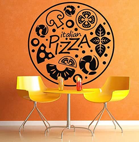 Amazon.com: pizza wall decal pizzeria wall sticker cafe wall vinyl ...