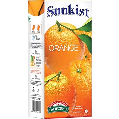 Sunkist Orange Juice, 1L: Amazon.in: Grocery & Gourmet Foods