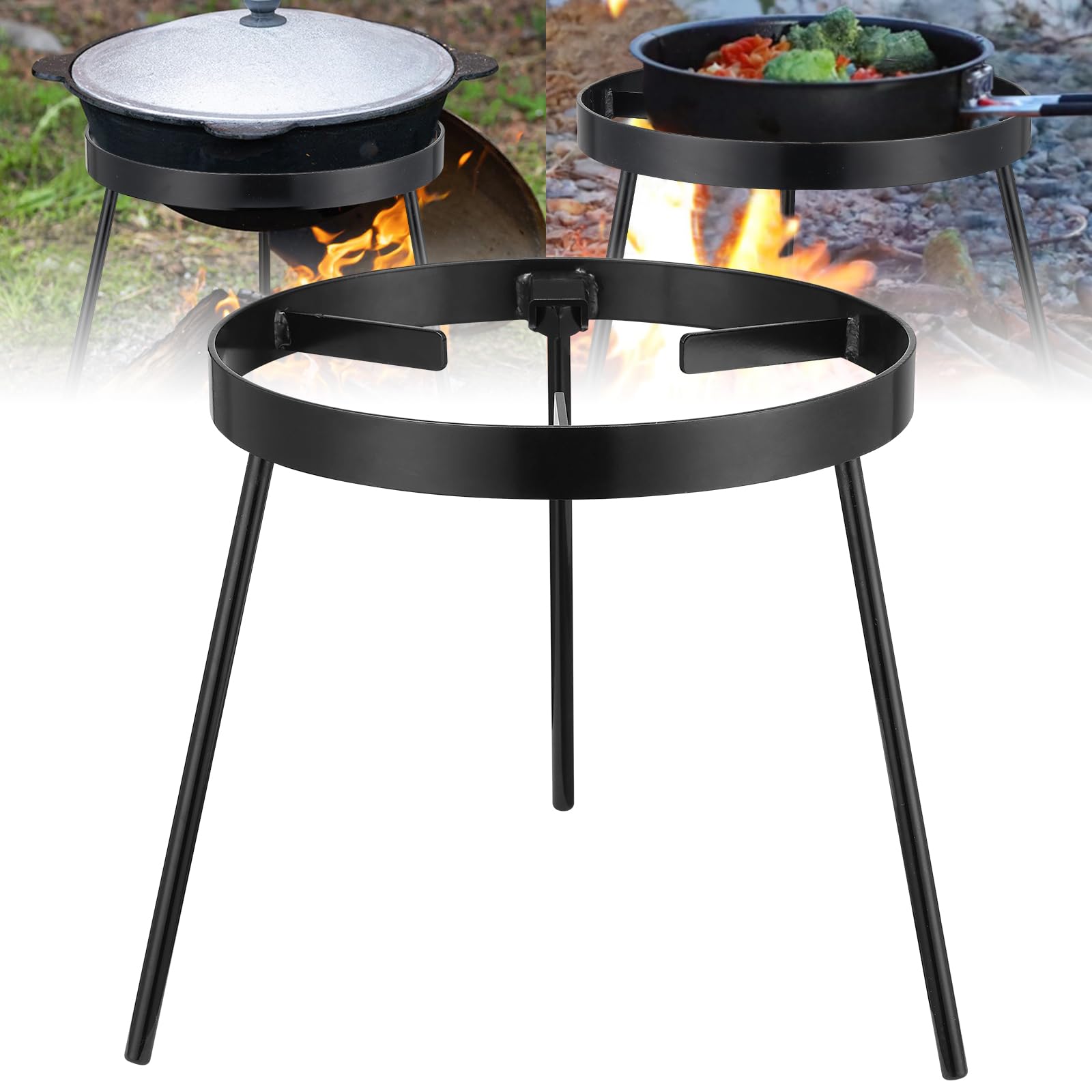Camping Tripod Stand for Cooking - Open Campfire Tripod for Dutch Oven ...