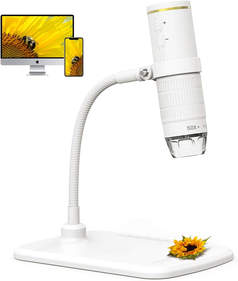 Digital Microscope WiFi USB Microscope Wireless 50X to 1000X Handheld ...