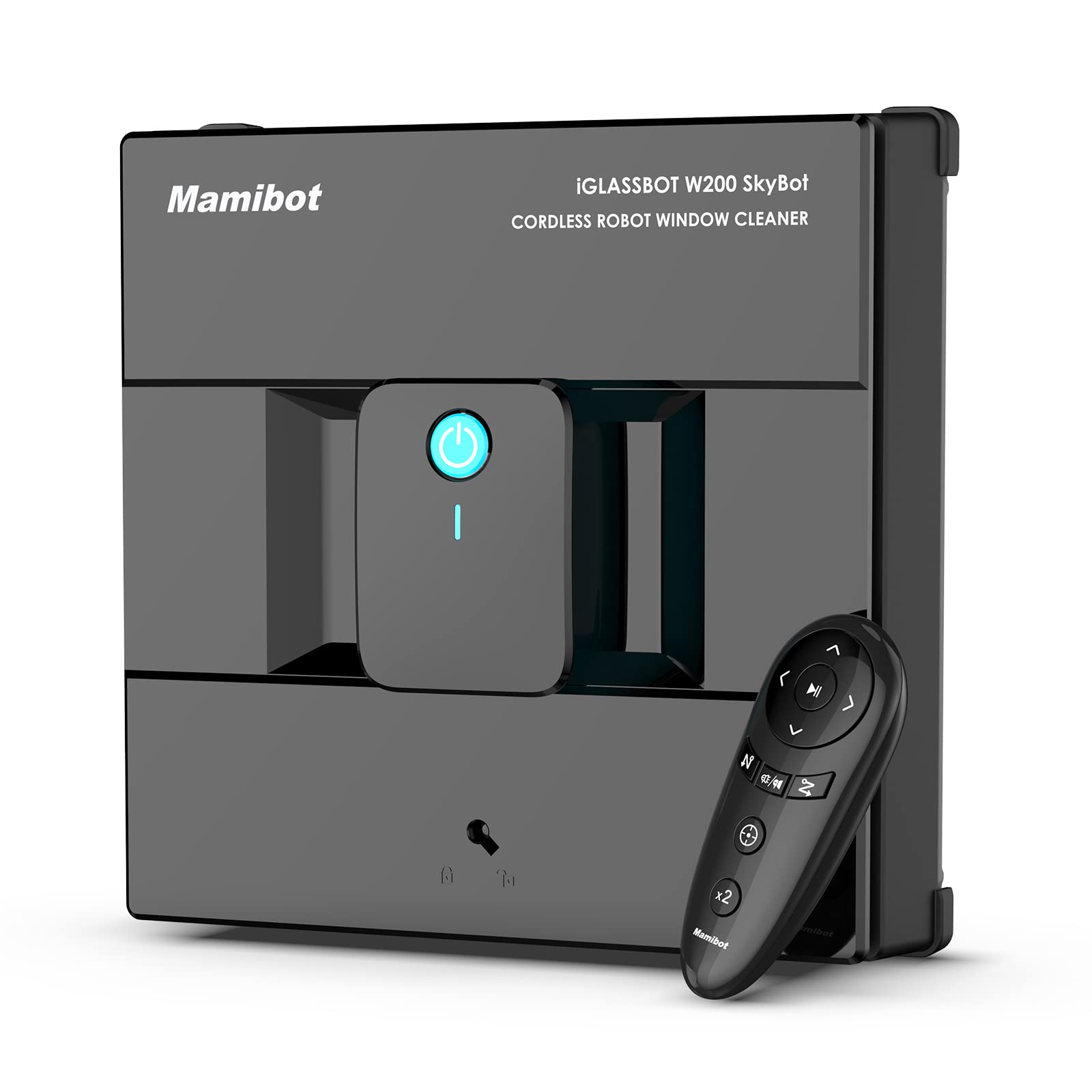 Mamibot W200 SkyBot Cordless Window Cleaner Robot Vacuum with Remote ...