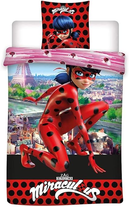 Amazon.com: Miraculous Ladybug Kids 100% Polyester Super Soft Set of ...
