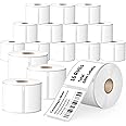 Amazon.com : 16 Rolls 6400 Labels Compatible with DYMO 30258 2-1/8" x 2 ...