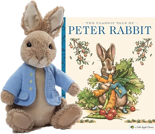 Amazon.com: GUND Classic Beatrix Potter Peter Rabbit Stuffed Animal ...