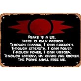 Amazon.com: AirBnk Code of The Sith Metal Tin Poster 12 X 8 Inches Man ...