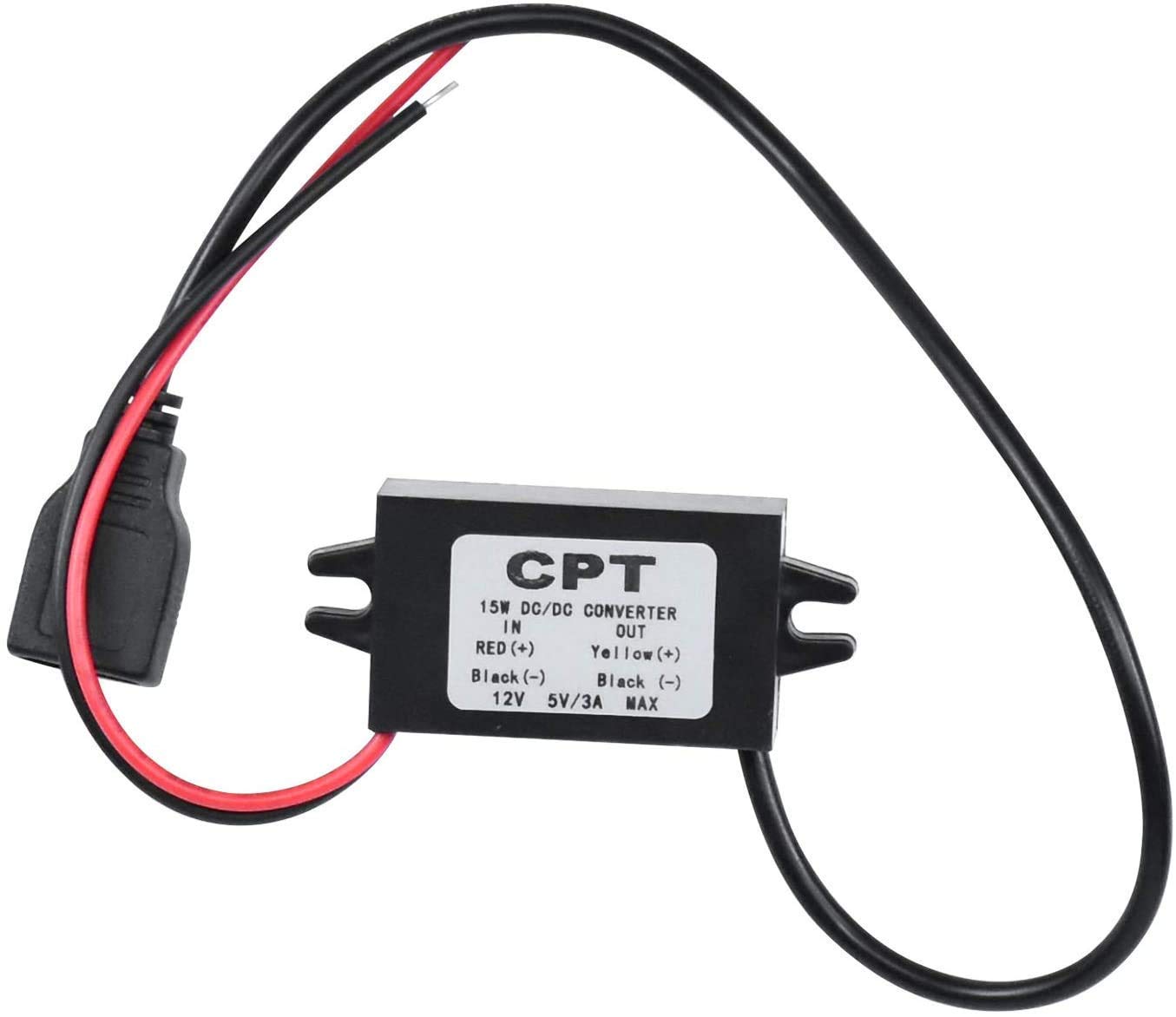 Mua Ytesky 12V to 5V USB Converter DC-DC Step Down Adapter 12V to USB ...