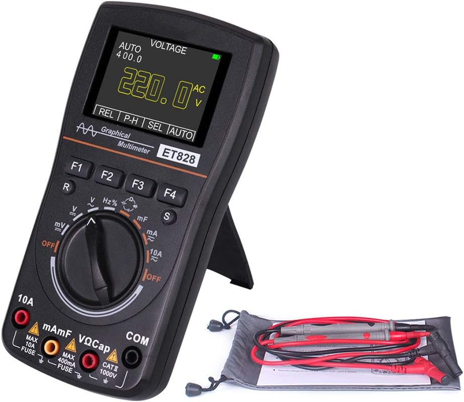 Oscilloscope Multimeter, 2 in 1 Intelligent Digital Oscilloscope ...