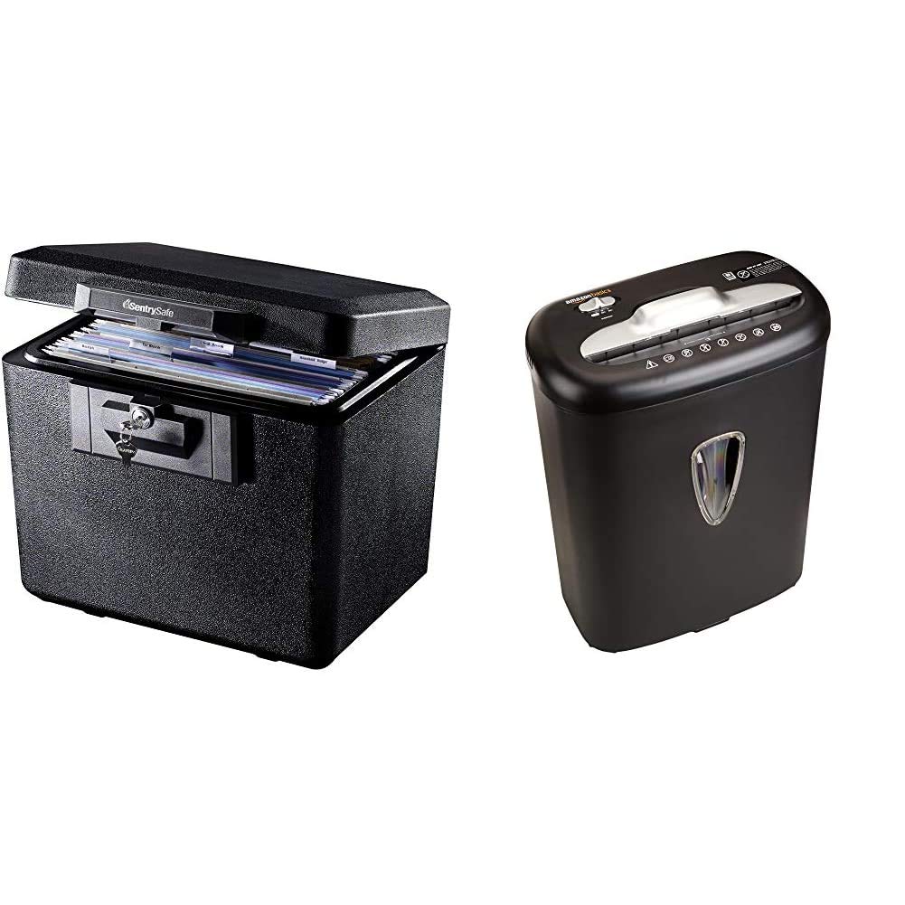 Mua SentrySafe 1170 Fireproof Box with Key Lock 0.61 Cubic Feet,Black ...