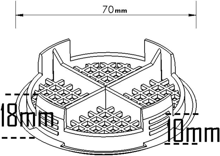 Timloc 1140 White Pack of 10 Push-in Soffit Vents – BigaMart