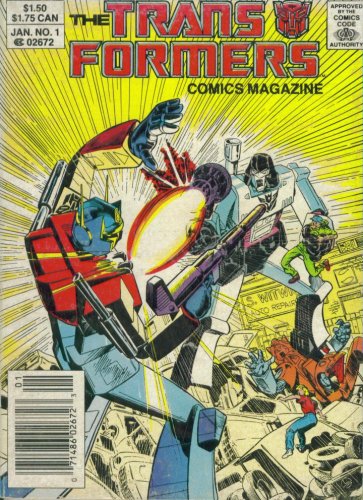 Amazon.com: Transformers Comics Magazine #1 (Marvel Comics): Bill ...