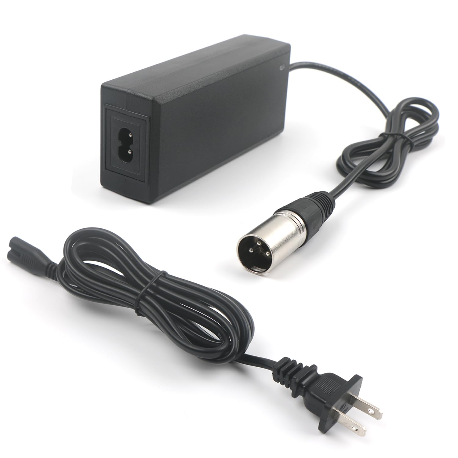 UAUSE 24V2A 3 pin XLR Electric Scooter Battery Charger Replacement for ...