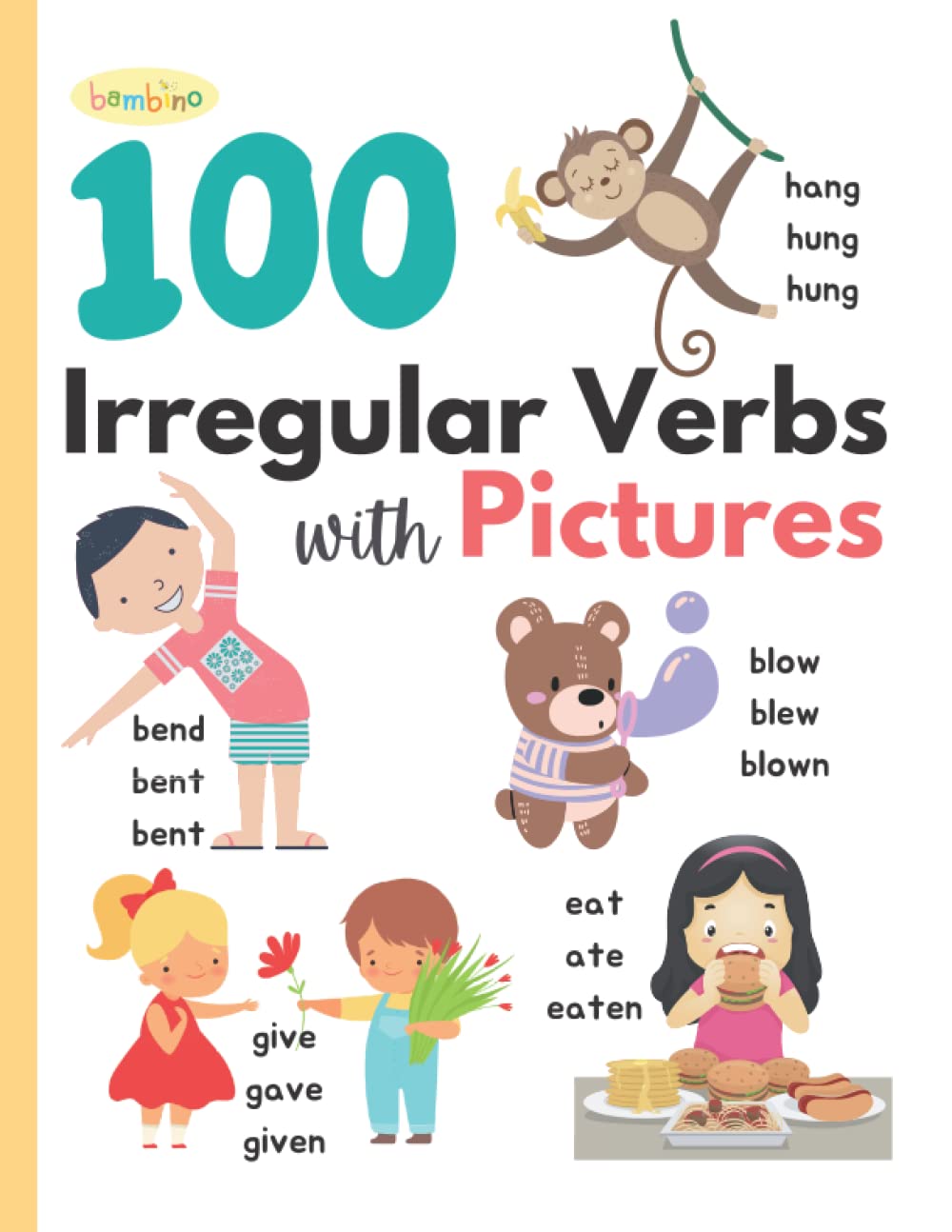 Mua 100 Irregular Verbs with Pictures: English Verbs - Grammar for Kids ...