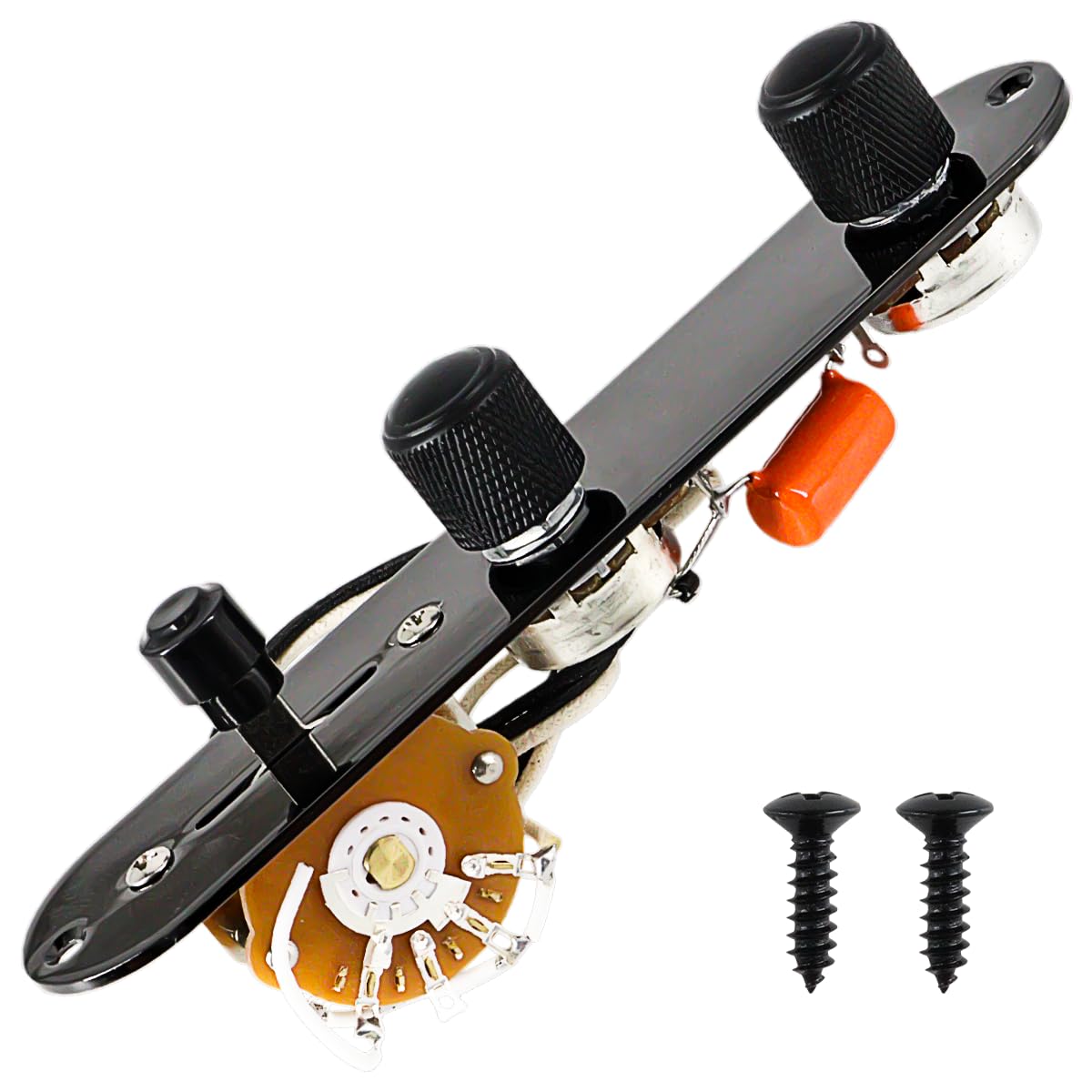 Mua Fully Loaded Guitar Control Plate Prewired 3-Way Switch 250K Large ...