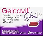 GELCAPS Gelcavit Q10 Con 30 Cápsulas - 3 Pack : Amazon.com.mx: Salud y ...