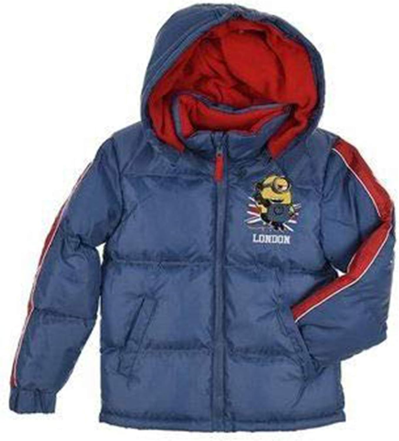MINIONS Boys Official Despicable Me Fleece Lined Hooded Coat: Amazon.co ...