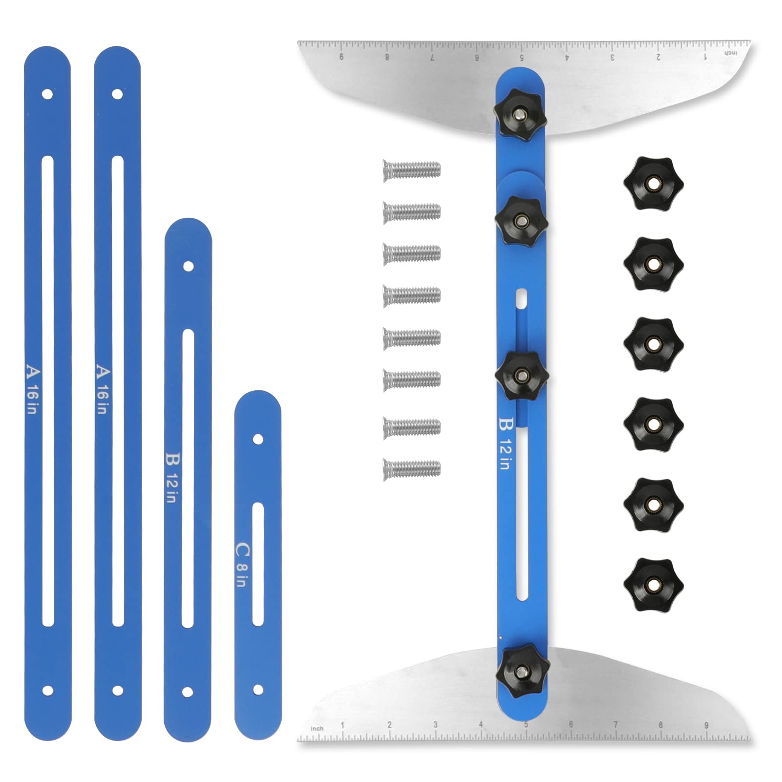 DIYAREA Stair Treads Gauge Template Tool,Stair Jig, Aluminum Alloy ...