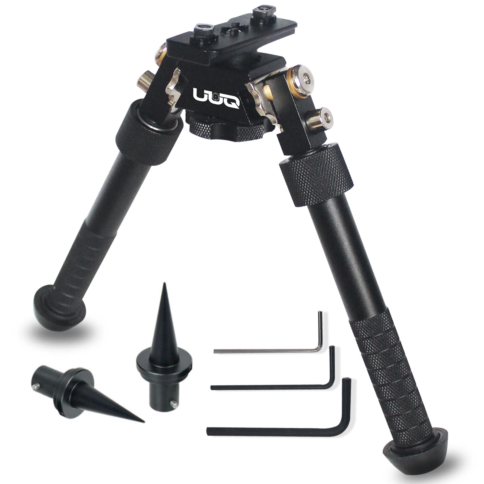 UUQ QV8 6-9 Inches Tactical Rifle Adjustable Bipod for Hunting and ...