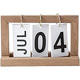 Chic Perpetual Flip Calendar - Shabby Vintage Style Distressed Large ...