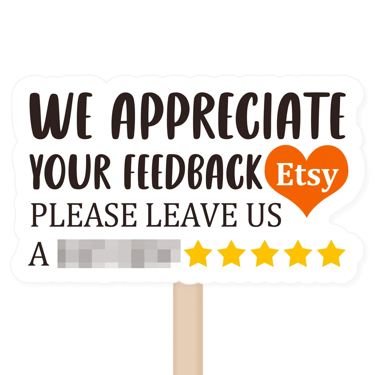 Please Leave Us a Review Stickers,Review Stickers,Business Order ...