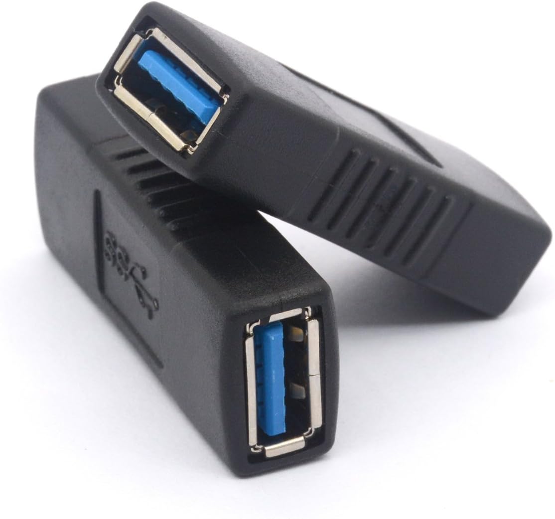 USB 3.0 Adapter USB Type A Coupler Female to Female Bridge Extension ...