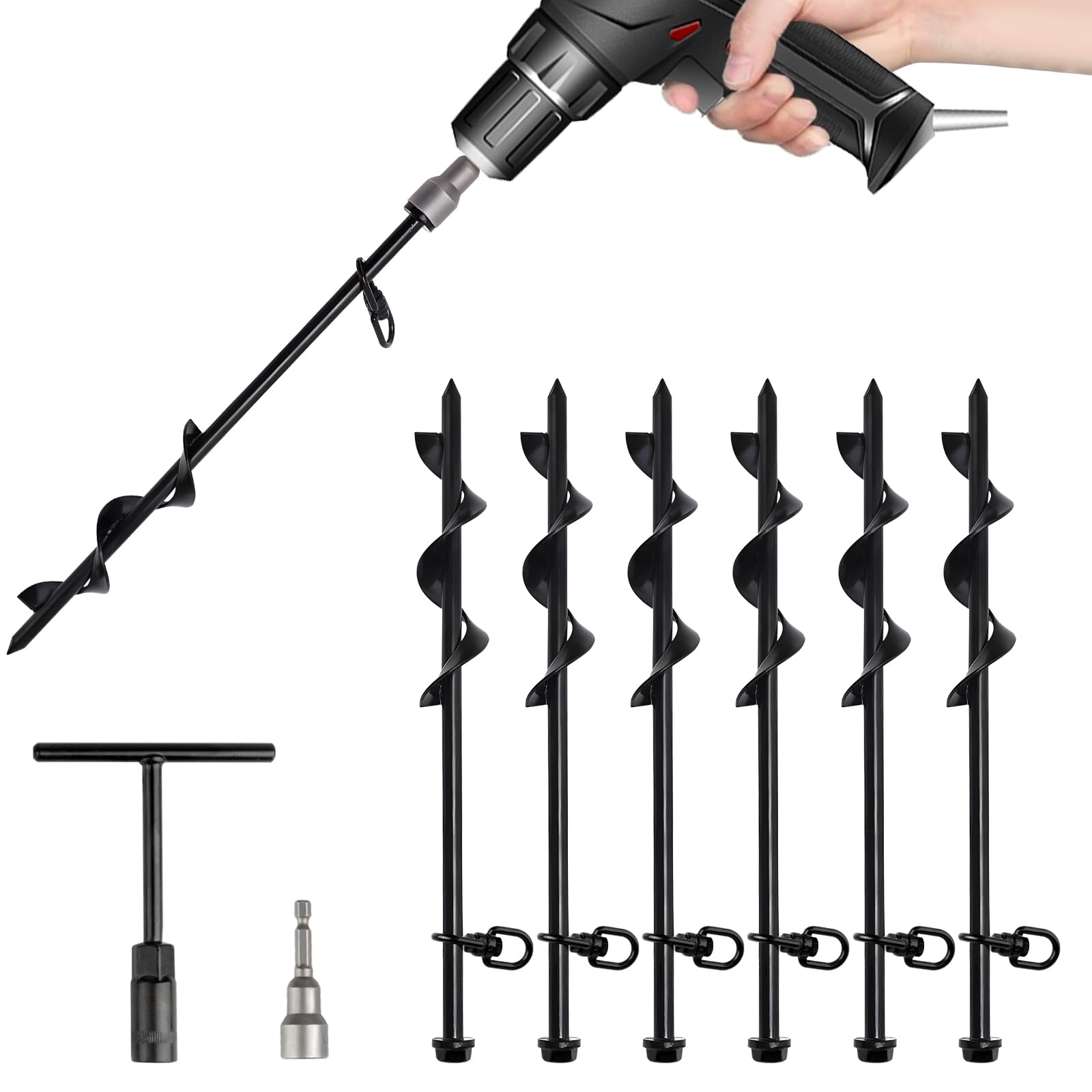 Mua Feeloco Ground Anchor,Heavy Duty Ground Anchor Trampoline Stakes ...