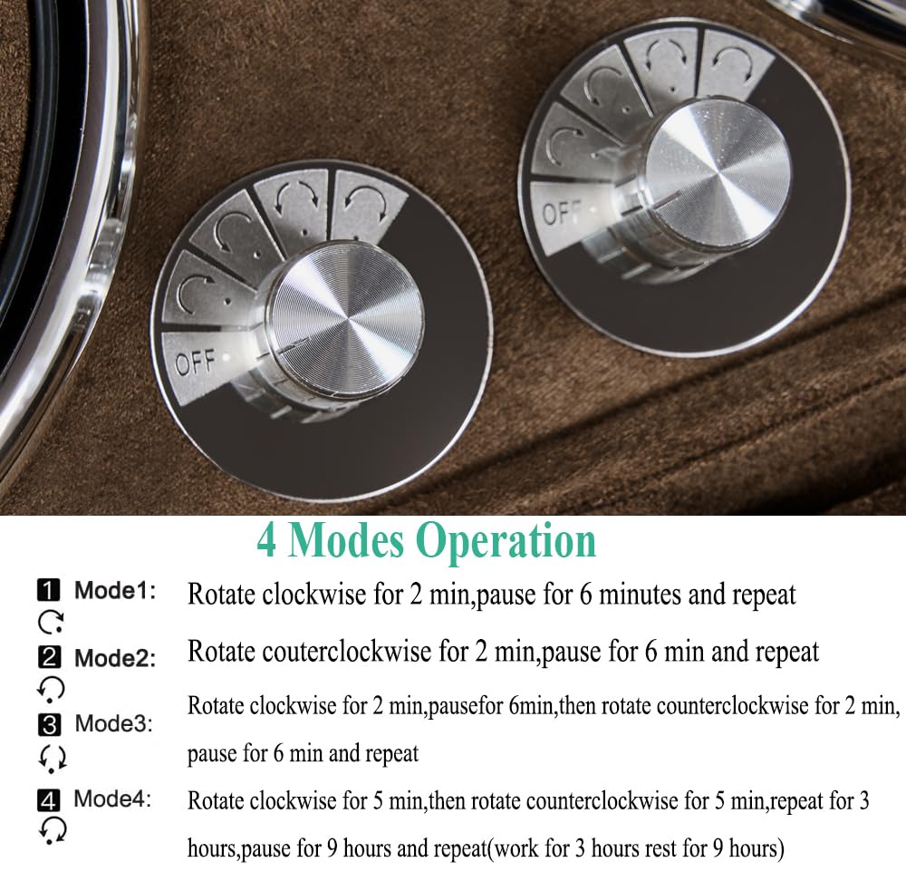 Mua ANWBROAD Double Watch Winder for Automatic Watches Watch Rotator ...