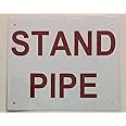 Stand Pipe Sign (Aluminium 10x12 -Rust Free): Amazon.com: Industrial ...