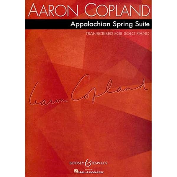Appalachian Spring Piano Score Aaron Copland Solo Piano Compositions