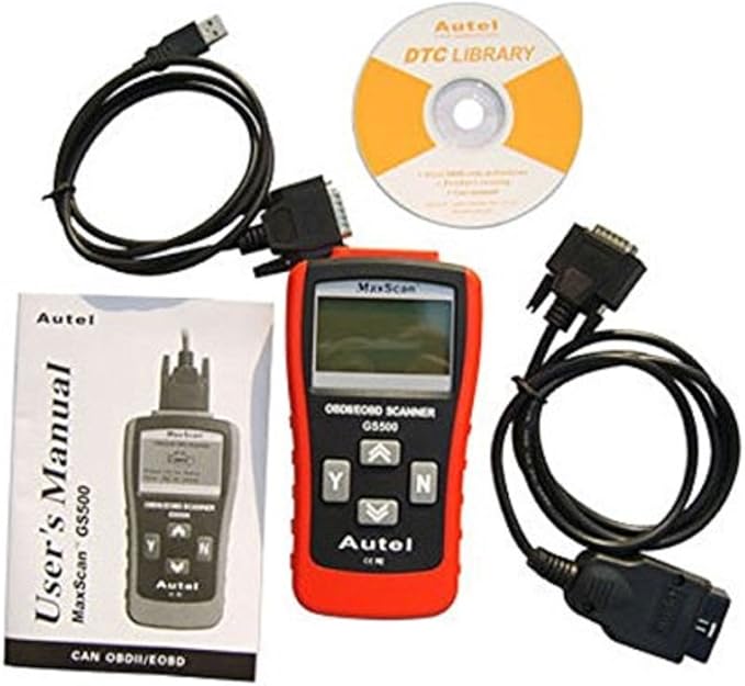 MAXSCAN GS500 GS 500 OBD2 EOBD CAN FAULT CODE READER SCANNER Work for ...
