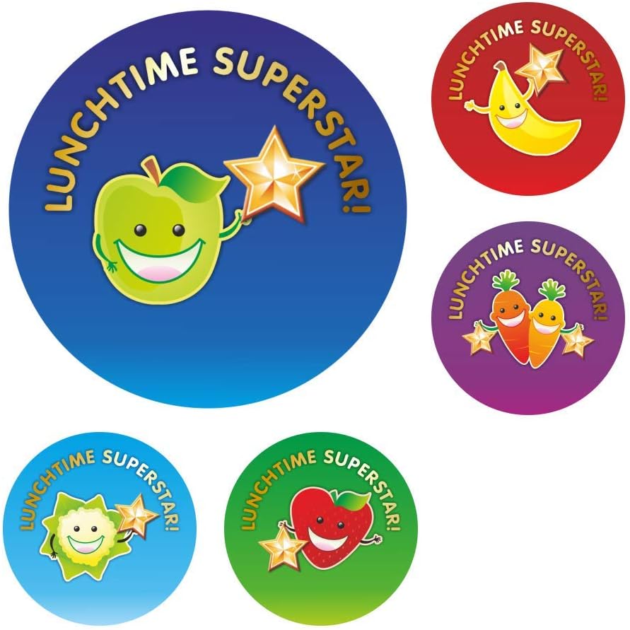 School Stickers Lunchtime Superstar Reward Stickers – BigaMart