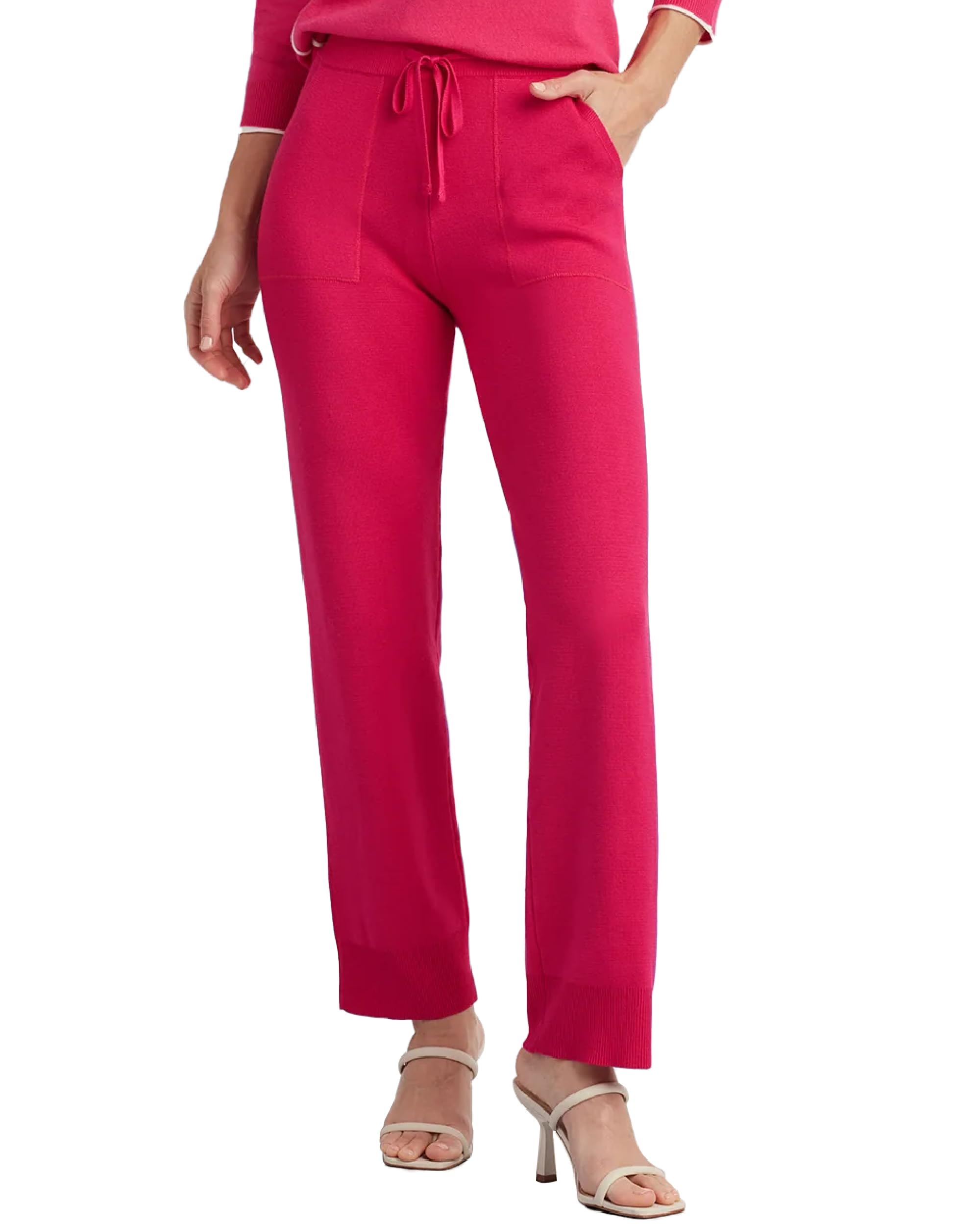 ELLEN TRACY Women's Knit, Joni Casual Pull On Stretch Side Pockets ...