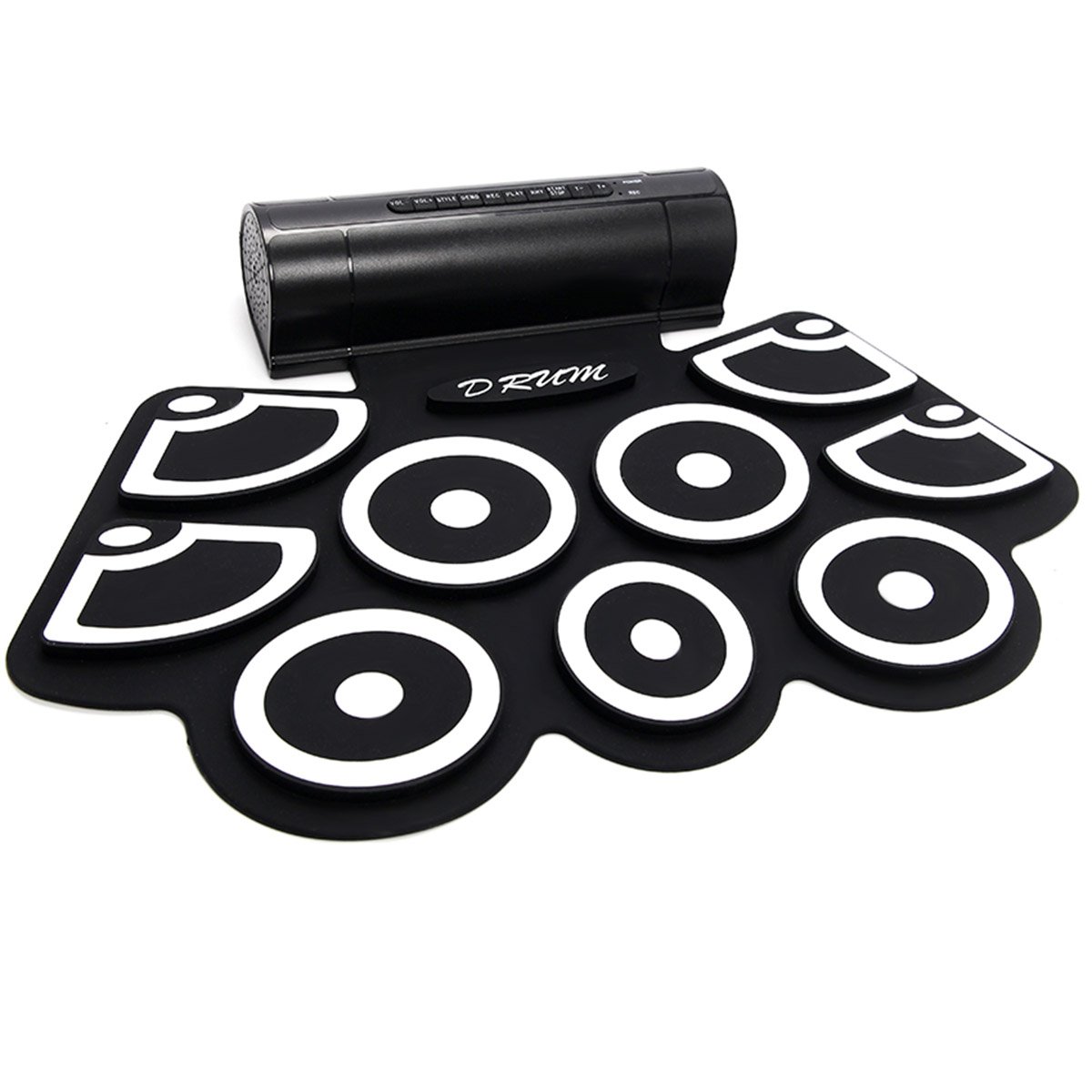 Elektronische Trommel E-Drum Elektronik Drum Roll Up Drum Pad Kit ...