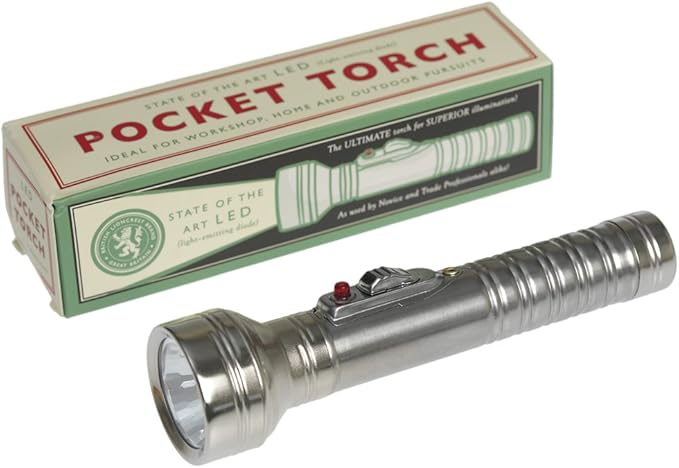 Vintage Metal Led Torch: Amazon.co.uk: Garden & Outdoors