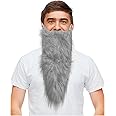 Amazon.com: Long Grey Fake Dwarf Beard Gray Beard Gnome Beard ...