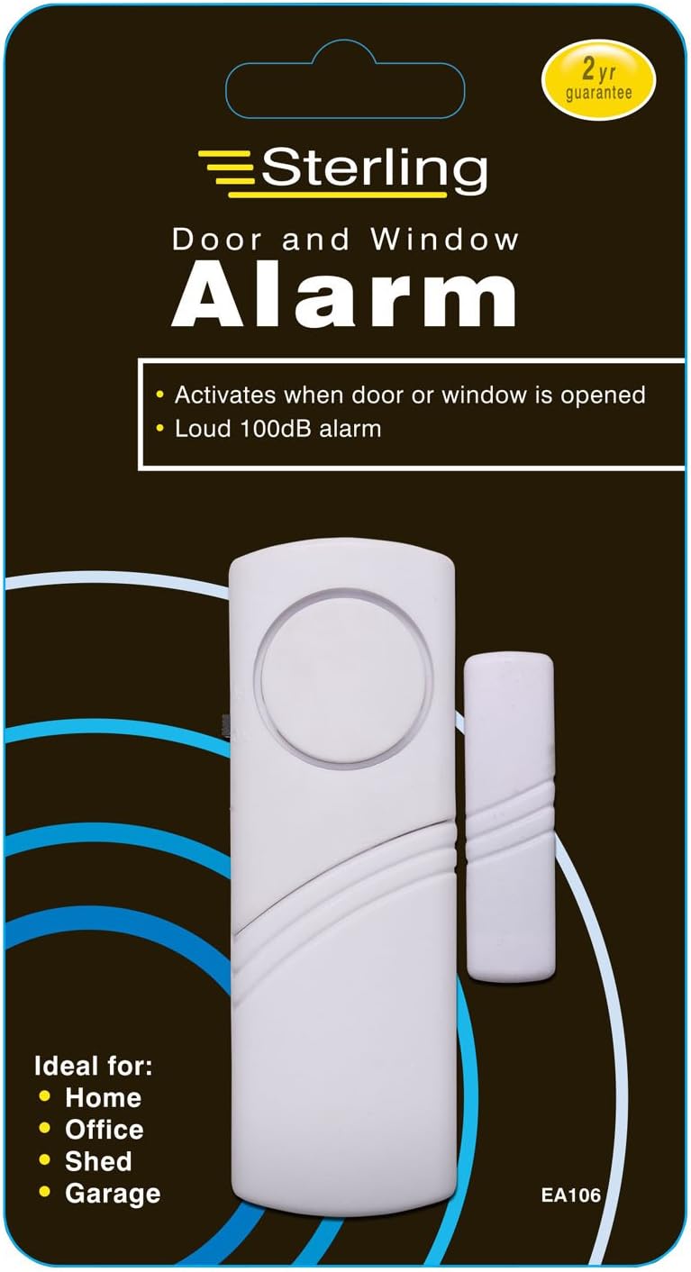 Sterling EA106 Magnetic Door or Window Contact Alarm, White – BigaMart