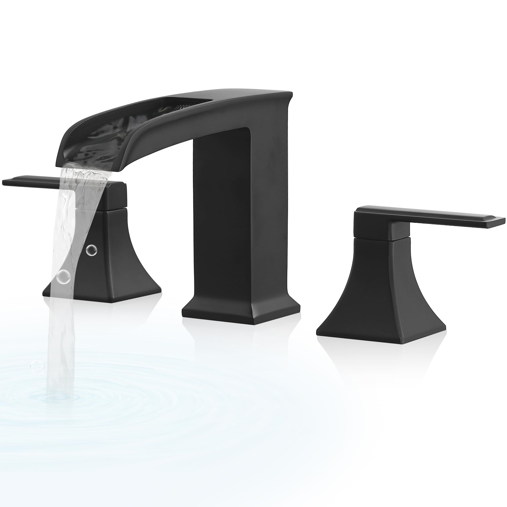 HEYMYTAP Brass High Flow Roman Bathtub Faucet Black Tub Faucet ...