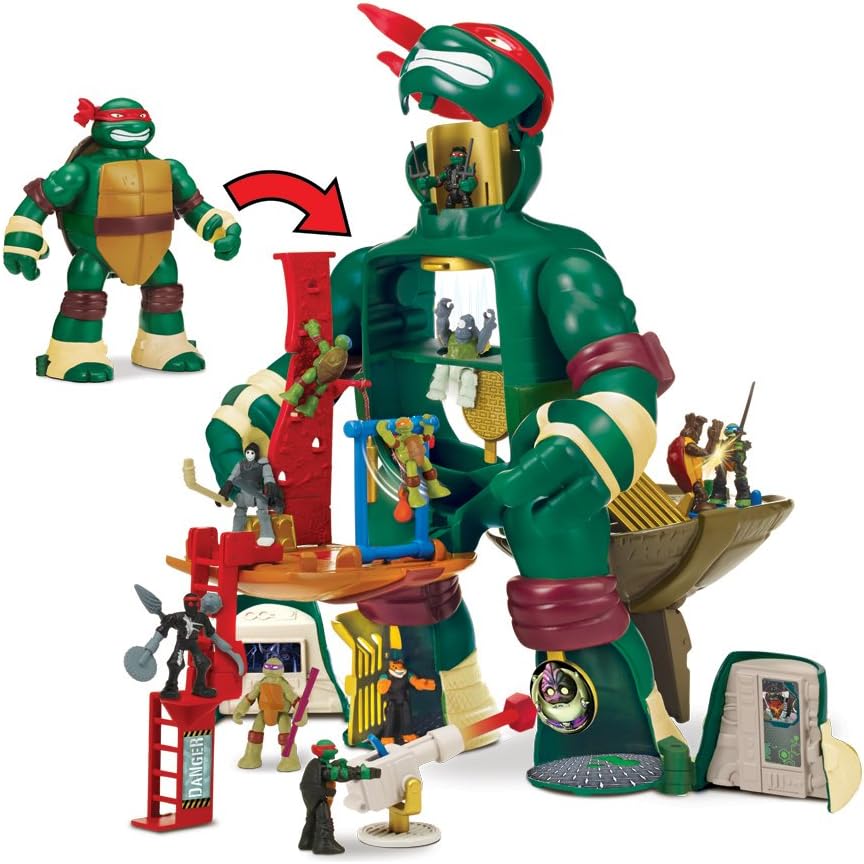 Turtles Micro Mutants Raph’s Train ‘N’ Battle Playset – BigaMart