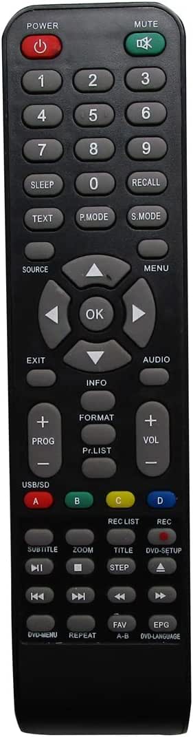 Auremote Replacement Remote Control for Viano STV55UHD4K TV20DHD ...