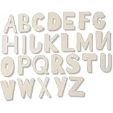 Amazon.com: 248 Pieces Wooden Letters 1.3 Inch Crafts DIY Wooden ...