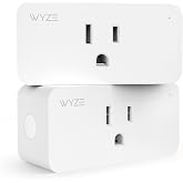 Wyze Plug Outdoor, Dual Outlets Energy Monitoring, IP64, 2.4GHz WiFi ...
