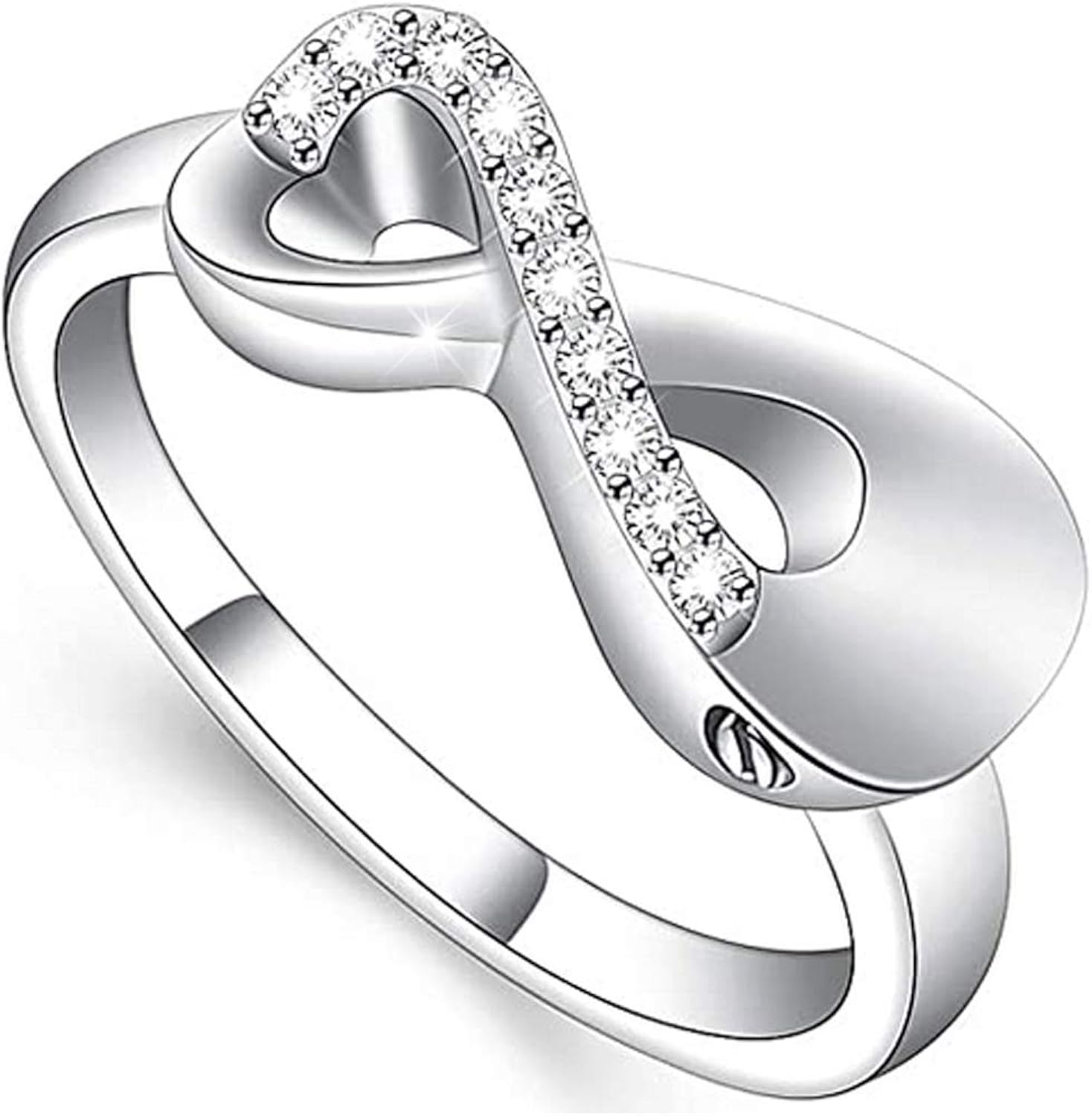 Stainless Steel Urn Ring for Ashes Keepsake - Infinity Love Cremation ...